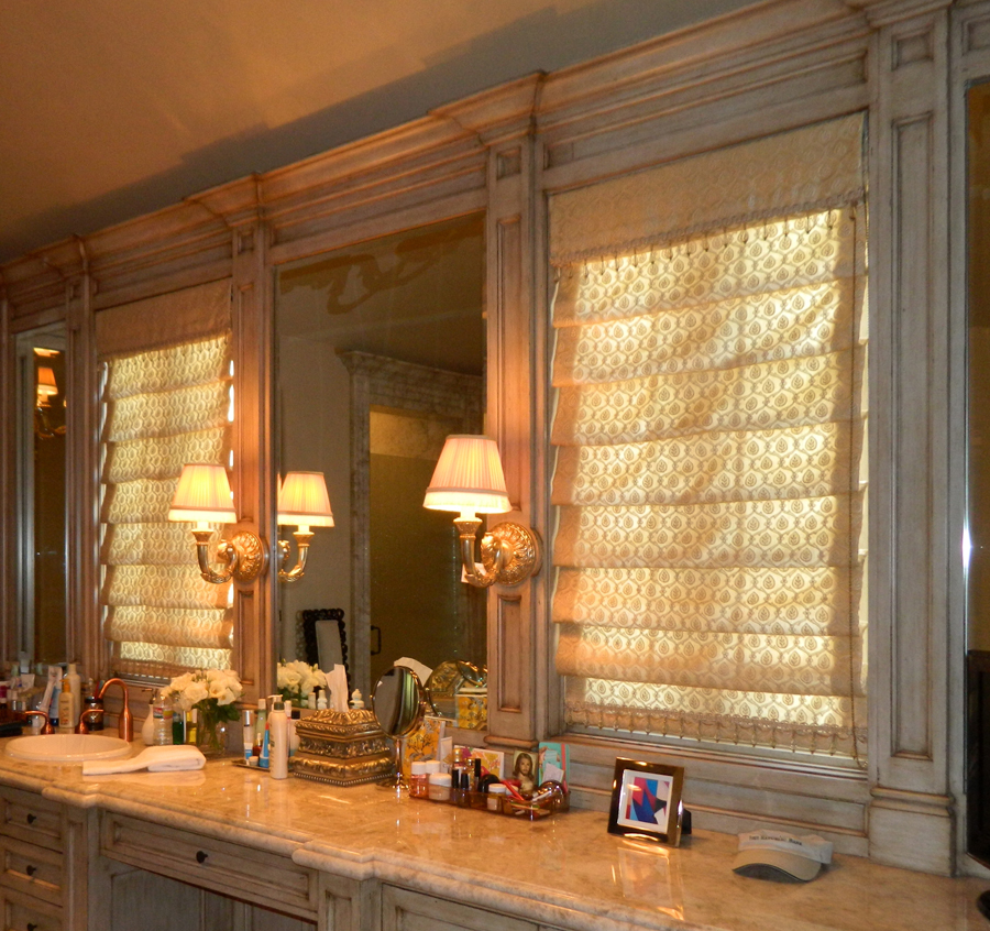 Roman Shades - Pacific West Drapery Design